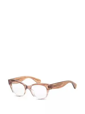 Garrett Leight Octavia Cat-eye Glasses - Brown