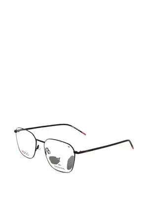 Hugo Geometric-frame Glasses - Black
