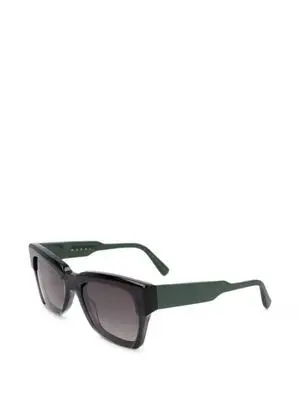 Marni Geometric-frame Sunglasses - Black
