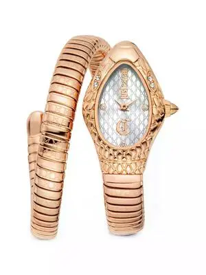 Just Cavalli Snake 20mm Watch - Silver