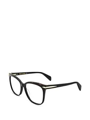 Rag & Bone Cat Eye Frame Eyeglasses - Brown