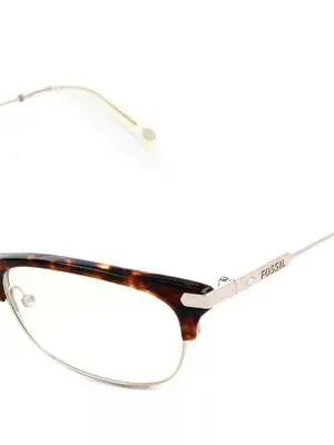 Fossil Tortoiseshell-effect Cat-eye Glasses - Brown