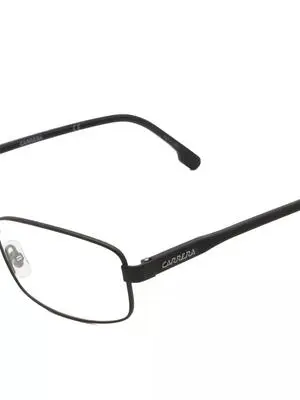 Carrera Eyewear Matte Finish Rectangle Eyeglasses - Black