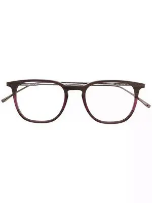 Lacoste Square Frame Glasses - Brown