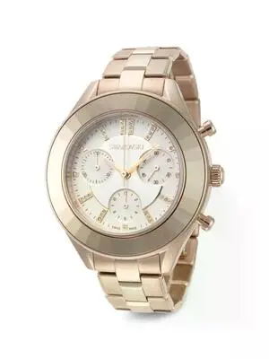 SWAROVSKI Octea Lux Sport 39mm Watch With Crystal-embellished Indices - White
