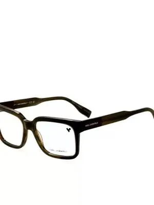 Karl Lagerfeld Striped Square-frame Glasses