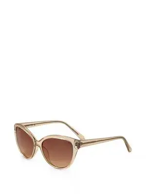 Calvin Klein Cat-eye Frame Sunglasses - Neutrals