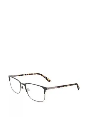 Calvin Klein Matte Rectangle Frame Eyeglasses - Grey