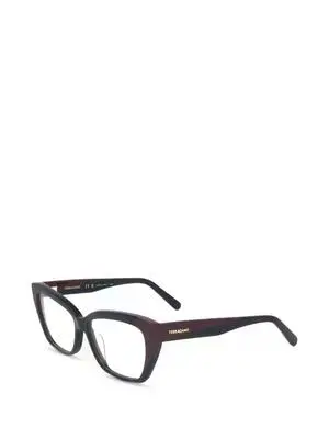 FERRAGAMO Cat Eye Frame Glasses - Red
