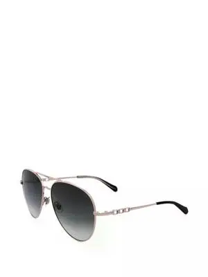 Fossil Pilot-frame Chain-link Sunglasses - Gold