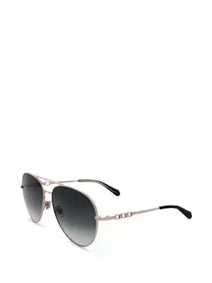 Fossil Aviator Chain-link Sunglasses - Gold