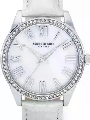 KENNETH COLE Crystal-bezel 39mm Watch