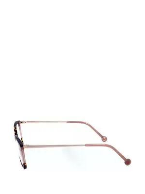Carolina Herrera Tortoiseshell-effect Rectangle-frame Glasses