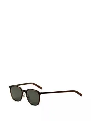 Montblanc Geometric Frame Sunglasses - Brown