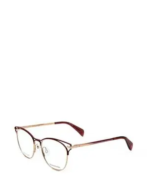 Rag & Bone Geometric-frame Glasses - Red