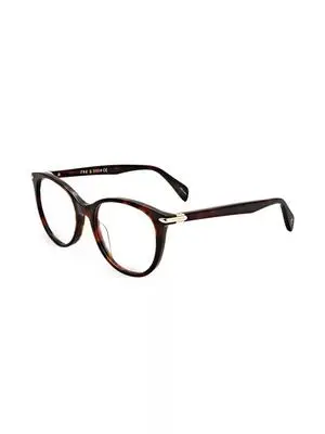 Rag & Bone Tortoiseshell-effect Round-frame Glasses - Brown