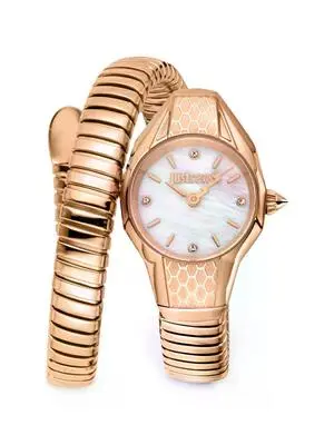 Just Cavalli Snake 22mm Watch - White