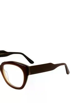 Marni Cat Eye Acetate Eyeglasses - Brown