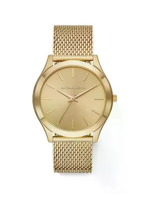 Michael Kors 44mm Slim Runway Watch - Gold