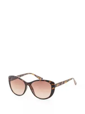 Calvin Klein Tortoiseshell-effect Cat-eye Frame Sunglasses - Brown