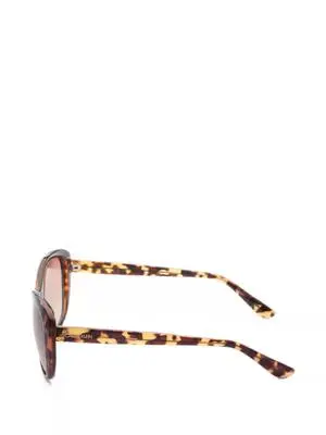 Calvin Klein Tortoiseshell-effect Cat-eye Frame Sunglasses