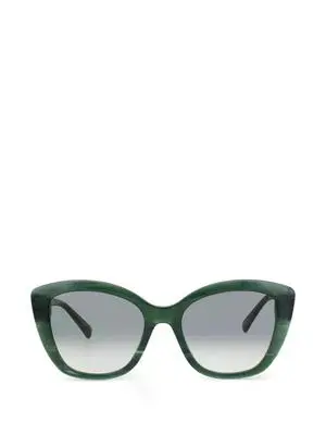 Longchamp Cat Eye Frame Sunglasses - Green
