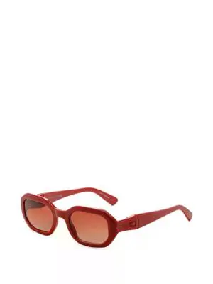 Longchamp Geometric-frame Sunglasses - Red
