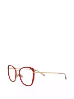 Pomellato Cat-eye Frame Glasses - Red