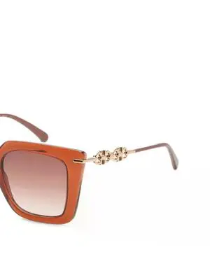 FERRAGAMO Gancini Geometric-frame Sunglasses