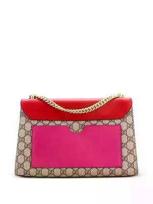 Gucci Padlock Gg Coated Canvas And Leather Medium Shoulder Bag - Multicolour