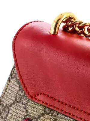 Gucci Padlock Gg Coated Canvas And Leather Medium Shoulder Bag - Multicolour