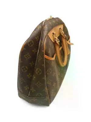 LOUIS VUITTON Monogram Canvas Deauville Handbag - Brown