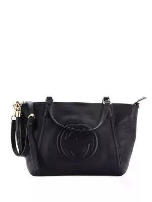 Gucci Soho Convertible Top Handle Bag Leather Small Satchel