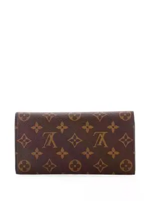 LOUIS VUITTON Emilie Wallet Monogram Canvas Small Wallets