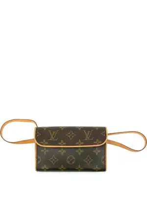 LOUIS VUITTON 2003 Monogram Pochette Florentine Belt Bag - Brown