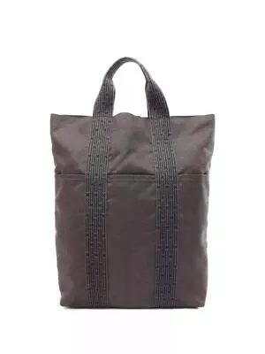 Hermès Canvas Herline Cabas Tote Bag - Grey