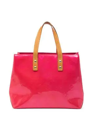 LOUIS VUITTON Monogram Vernis Reade Pm Handbag - Pink