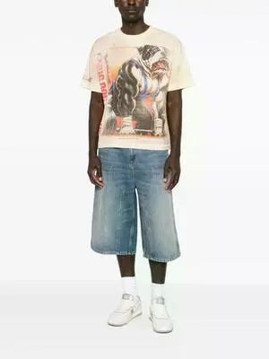 VALE FOREVER Graphic-print Distressed T-shirt