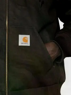 Carhartt Work In Progress Hooded Zip-up Jacket - Brown