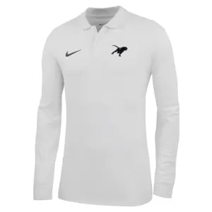 Nike College Dri-fit Long-sleeve Polo - White