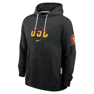 Nike Usc Sideline Standard Issue Dri-fit College Pullover Hoodie - Black