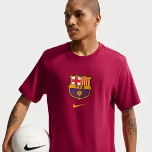 Nike Fc Barcelona Soccer T-shirt - Red