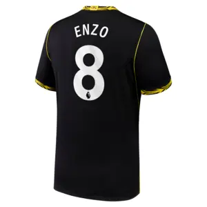 Nike Enzo Fernandez Chelsea 2026/27 Stadium Away Dri-fit Soccer Jersey - Black