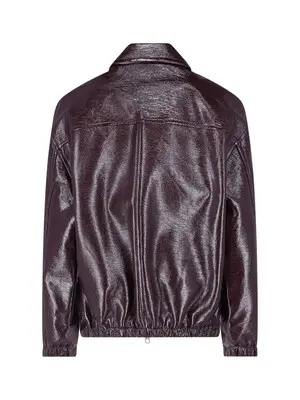 COURREGES Vinyl Bomber Jacket