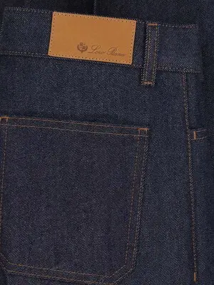 Loro Piana Straight Jeans "kamen