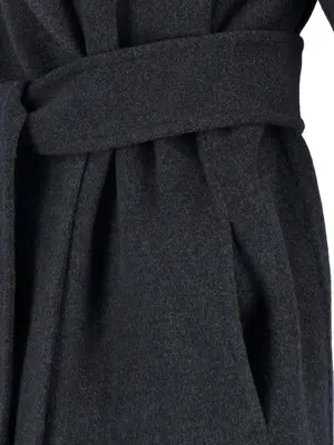 Khaite Romare Wool Coat - Gray