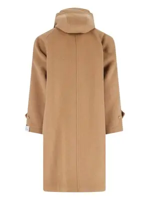 Caruso Foscari" Wool Coat - Beige