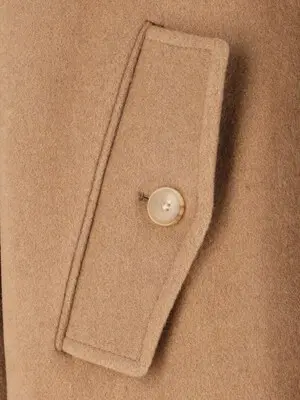 Caruso Foscari" Wool Coat - Beige
