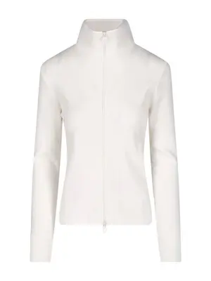COURREGES Merino Wool Zip Cardigan