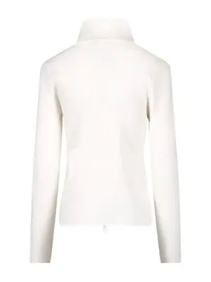 COURREGES Merino Wool Zip Cardigan